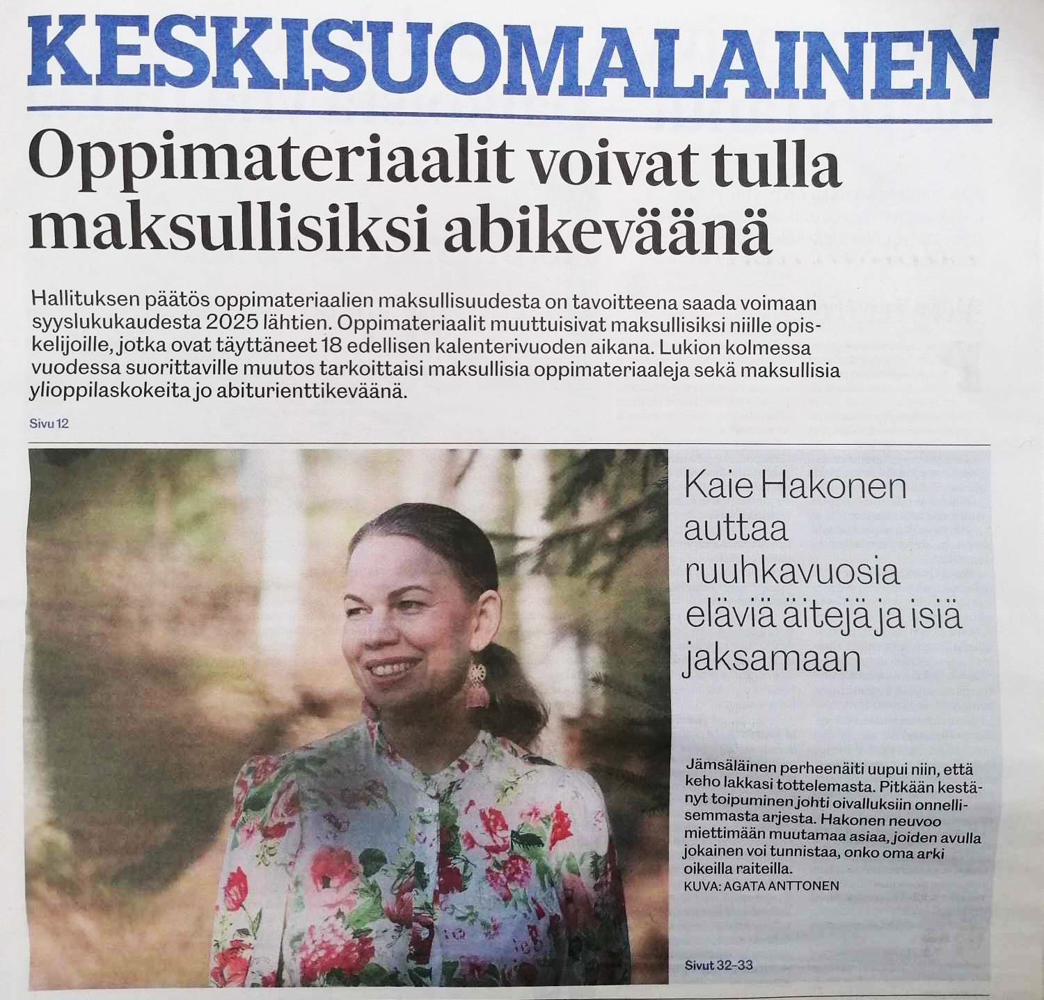 Mediassa - Kaie Hakonen